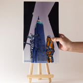"Manhattan" Tile Art (Ceramic Board painting)